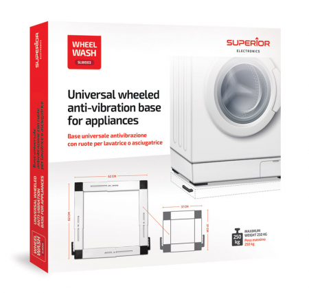 Wheel Wash – Universal wheeled anti-vibration base - Superior Electronics